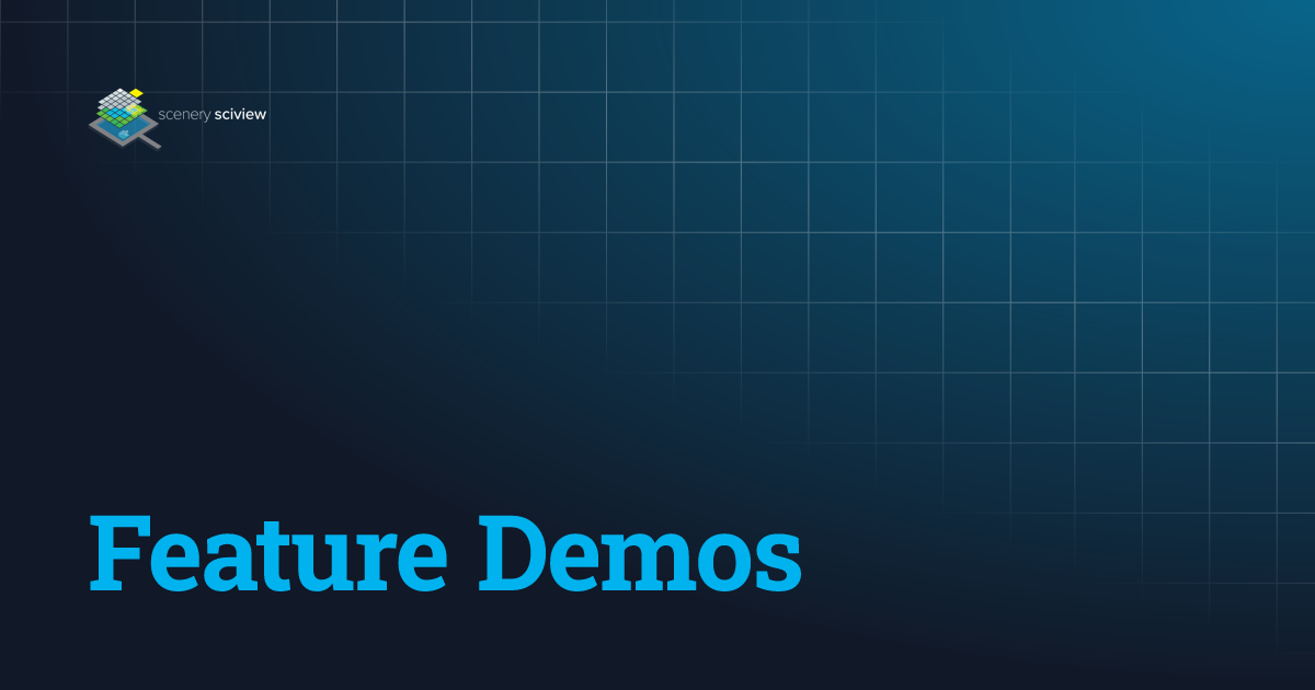 Feature Demos | sciview