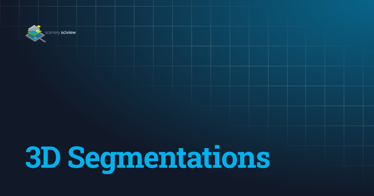 3D Segmentations | sciview