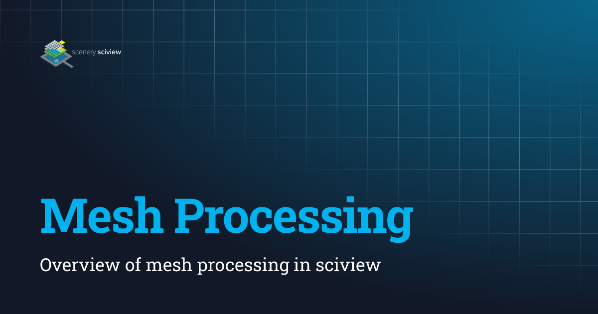 Mesh Processing | sciview